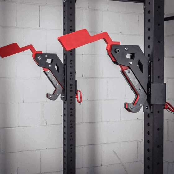 อุปกรณ์เสริม Monolift Hooks Rack สำหรับ Smith Machine, Power Rack