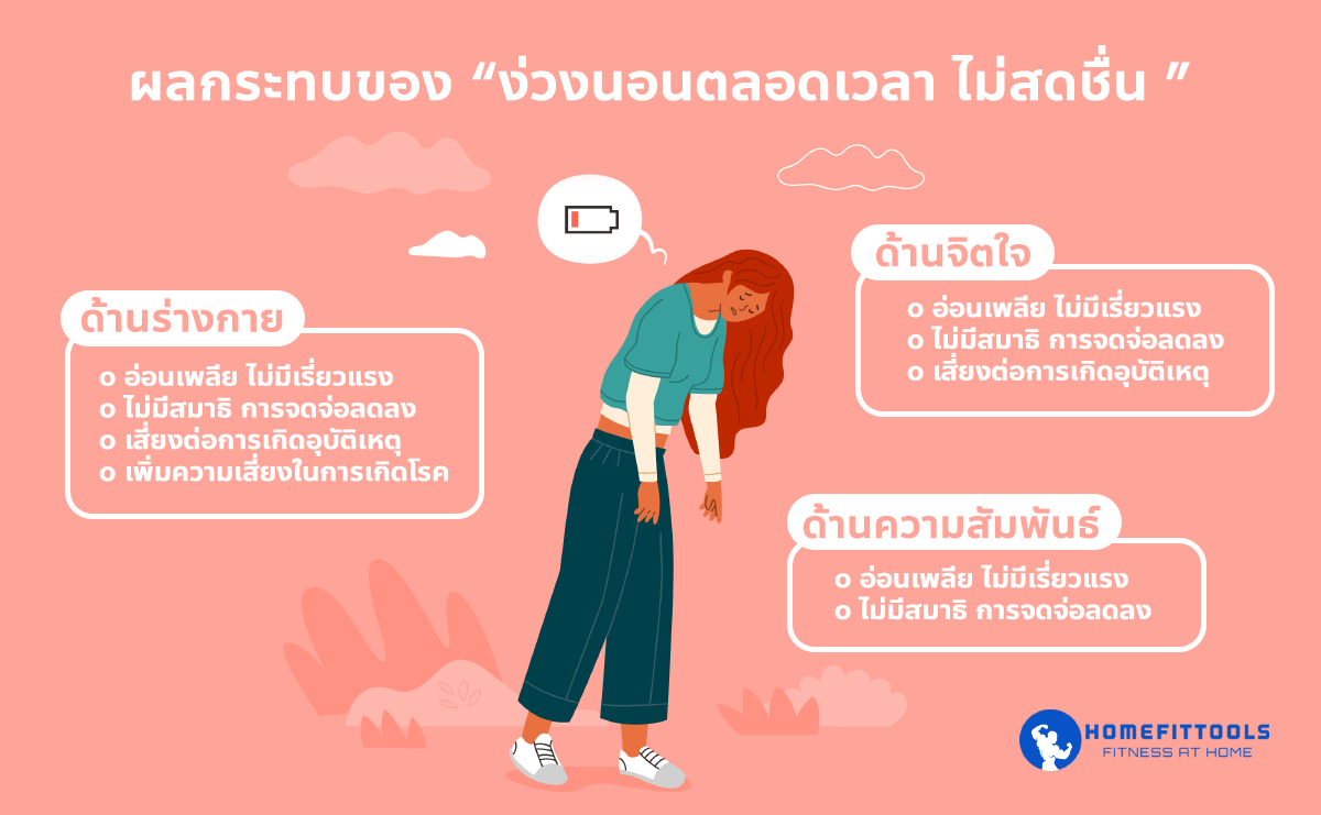 ง่วงนอนตลอดเวลา ไม่สดชื่น แก้ได้ง่าย ๆ ด้วยการออกกำลังกาย