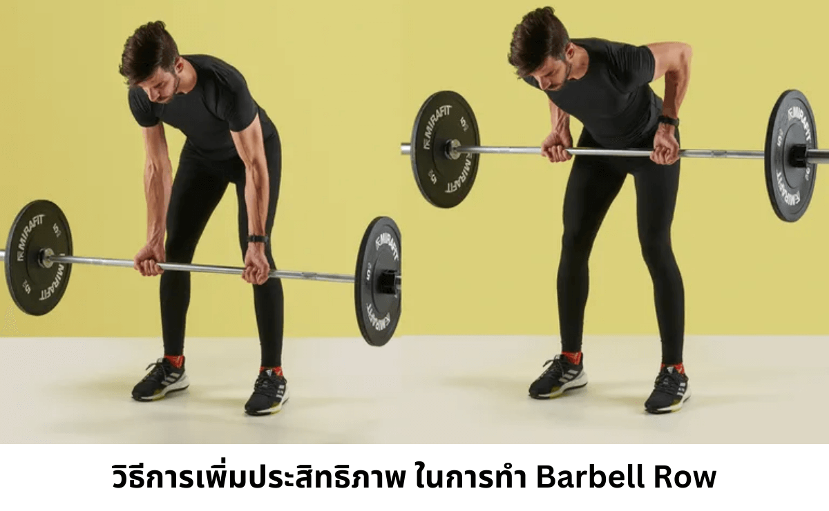 Barbell Row เสริมสร้างกล้ามหลังแกร่งอย่างมีประสิทธิภาพ | homefittools